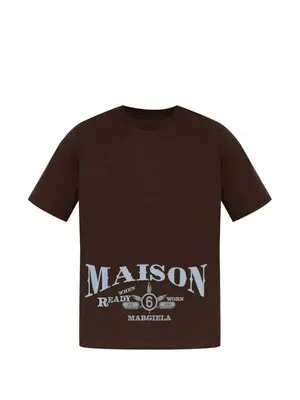 Givenchy Diesel Printed Cotton T-shirt - Brown