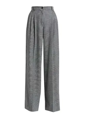 MAISON MARGIELA Wide-leg Pleated Trousers - Multi