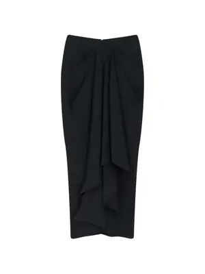 Givenchy Draped Skirt - Black