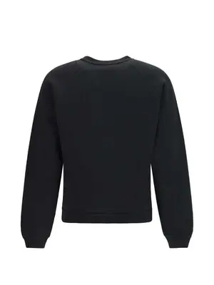 Kenzo Floral Logo Print Sweatshirt - Black