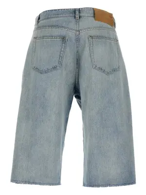 MAISON MARGIELA Bermuda Shorts With Logo Appliqu
