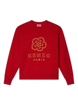 Kenzo Embroide "boke Flower" Cotton Sweatshirt