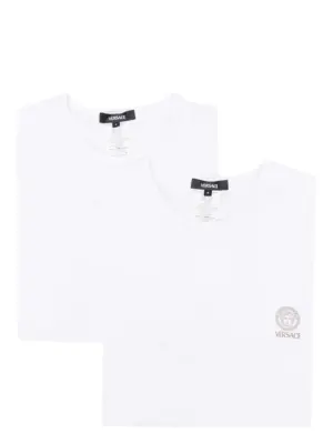 Versace Set Of 2 Printed T-shirts - White