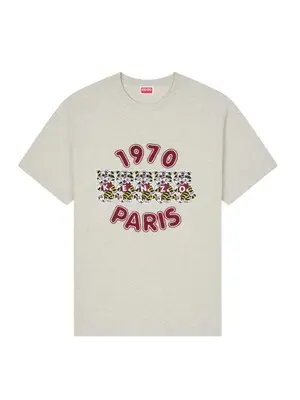 Kenzo Wild Tiger" Embroidery Loose-fit Cotton T-shirt