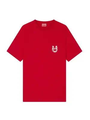 Kenzo Lunar New Year Cotton T-shirt - Red