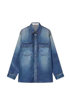 Brunello Cucinelli Pocket Shirt Blue