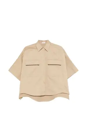 Brunello Cucinelli Pocket Shirt - Brown
