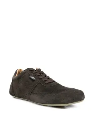 AUTRY Open" Sneakers With Perforated Toe - Brown