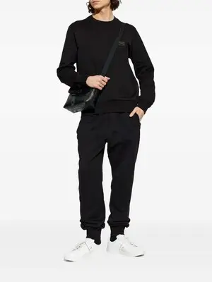 Dolce & Gabbana Crewneck Sweatshirt With Logo Plaque
