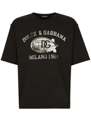 MAISON MARGIELA T-shirt With Print - Black