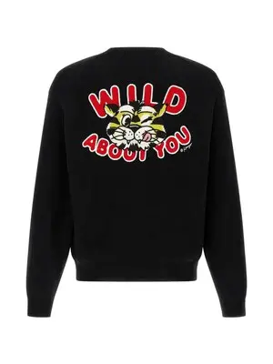 Kenzo Wild Tiger" Wool And Cotton Cardigan