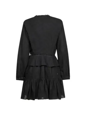 MARANT ETOILE Ruffled Dress With Lace Trim