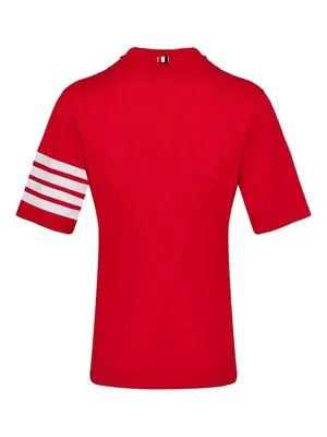 Thom Browne T-shirt With 4-stripe Detail