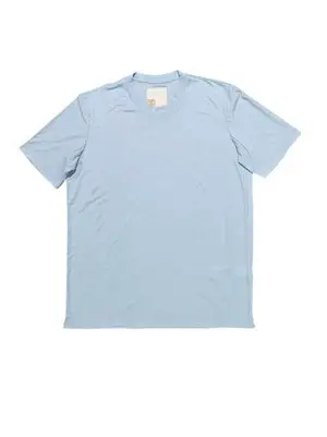 TOM FORD Crew-neck, Short-sleeved T-shirt - Blue