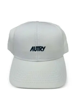 AUTRY Embroidered Baseball Cap White