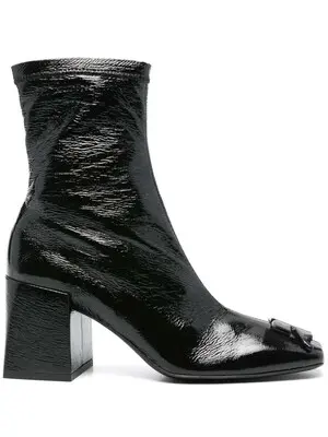 COURREGES Boots With Logo Appliqu