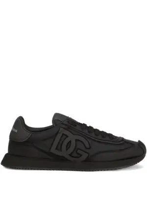 Dolce & Gabbana DOLCE & GABBANA Logo Lace-Up Sneakers Black