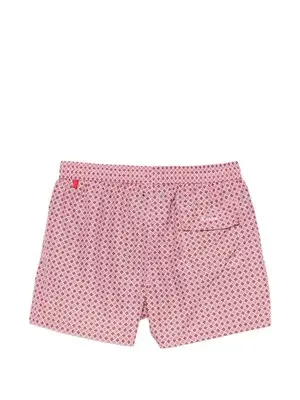 Kiton Geometric Print Swimsuit
