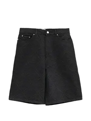 Casablanca Floral Shorts - Black