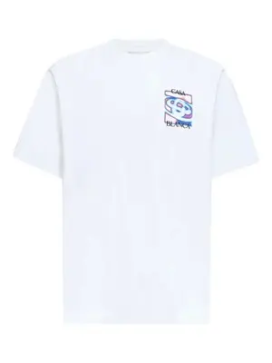 Casablanca Heat Map Crewneck T-shirt - White