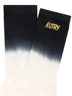 AUTRY Tie-dye Socks With Embroidered Logo