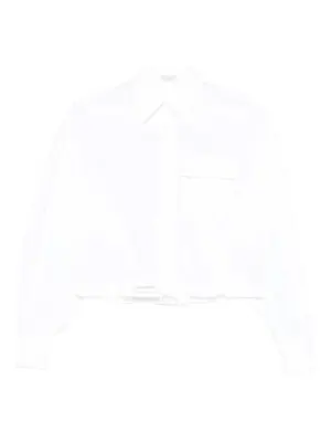 Brunello Cucinelli Drawstring Shirt - White
