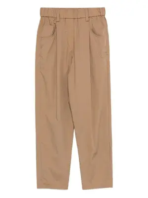 Brunello Cucinelli Stretch Pants - Brown