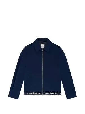 Casablanca Zip-up Jacket Blue