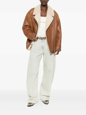 Casablanca Zip-up Jacket - Brown