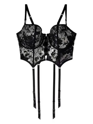 DIESEL X FENTY BY RIHANNA C-fishnet-bustier - Black
