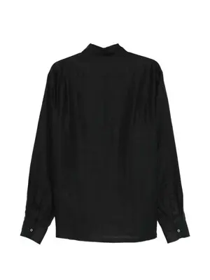 LARDINI Button-down Shirt - Black