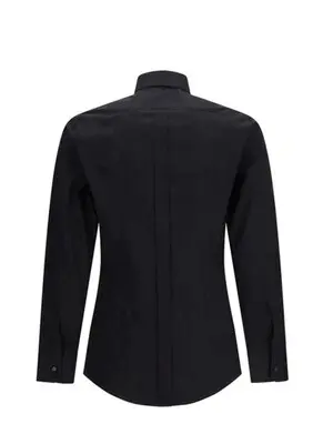 LARDINI Button-down Shirt - Black