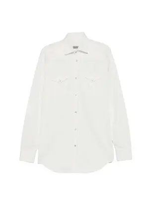 LARDINI Button-down Shirt White