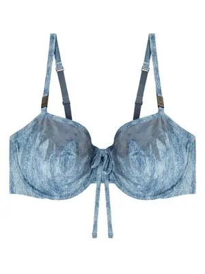 DIESEL X FENTY BY RIHANNA C-balconette-lace-bra - Blue