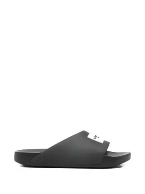 JIL SANDER Flat-soled Sandals - Black