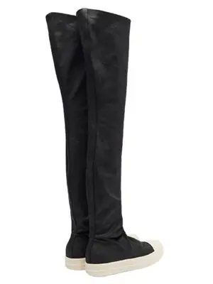 Rick Owens High Sock Denim Boots