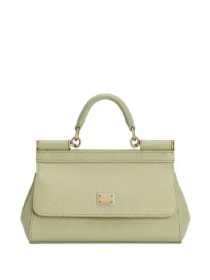 Dolce & Gabbana Tote Bag With Logo Plaque - Green