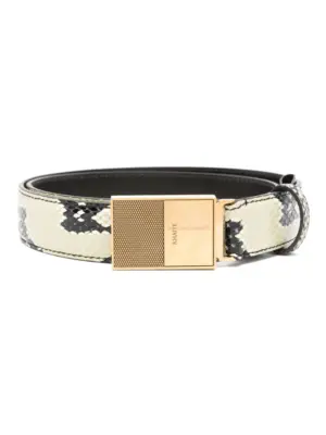 Khaite Snakeskin Effect Belt - Multi