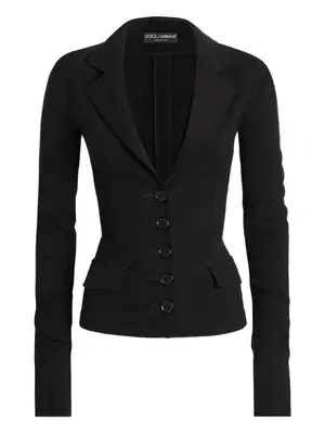 Dolce & Gabbana Single-breasted Jacket - Black