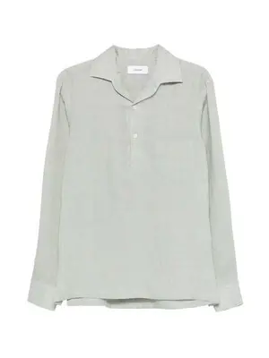 LARDINI Shirt With Pocket - Green