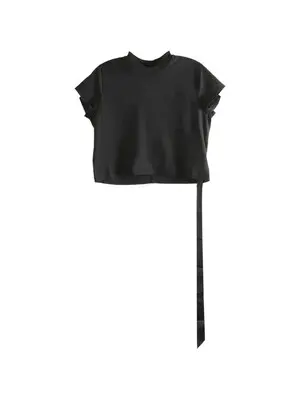Rick Owens Ribbed Neckline T-shirt - Black