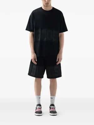 Gcds T-shirt With Logo Band - Black