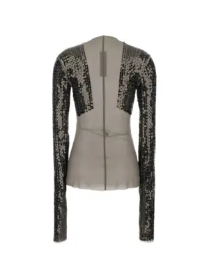 Rick Owens Sequin-embellished Top