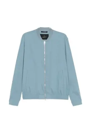 Rick Owens Zip-up Bomber Jacket - Blue