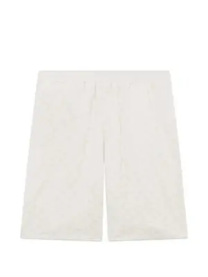 Gcds Monogrammed Shorts - White