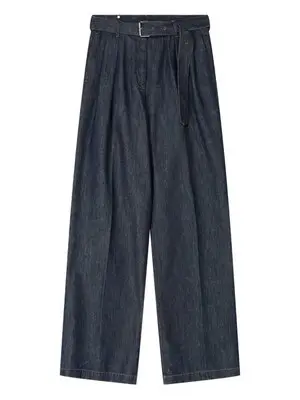 Dries Van Noten Belted Jeans - Blue