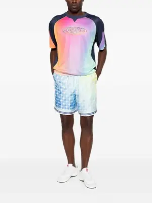 Casablanca Patterned Stretch Shorts - Multi