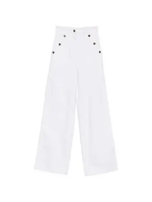 Stella McCartney Wide-leg Trousers - White