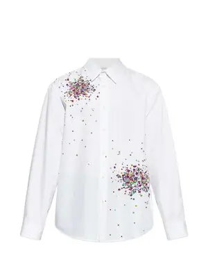 Dries Van Noten Shirt 00910-caper Emb 3293 M. W.shirt