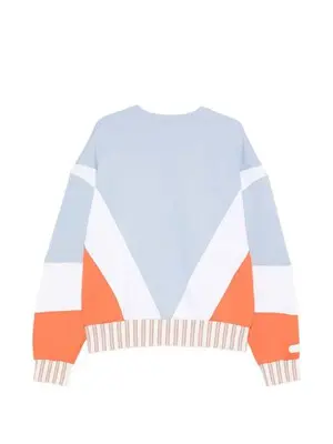 PDF Color-block Graphic Sweatshirt